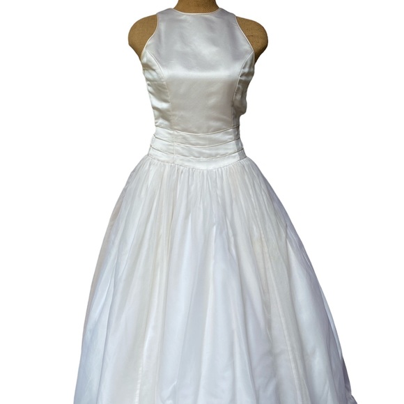 imperial | Dresses | Imperial Wedding Gown In All Over Satin Bodice ...